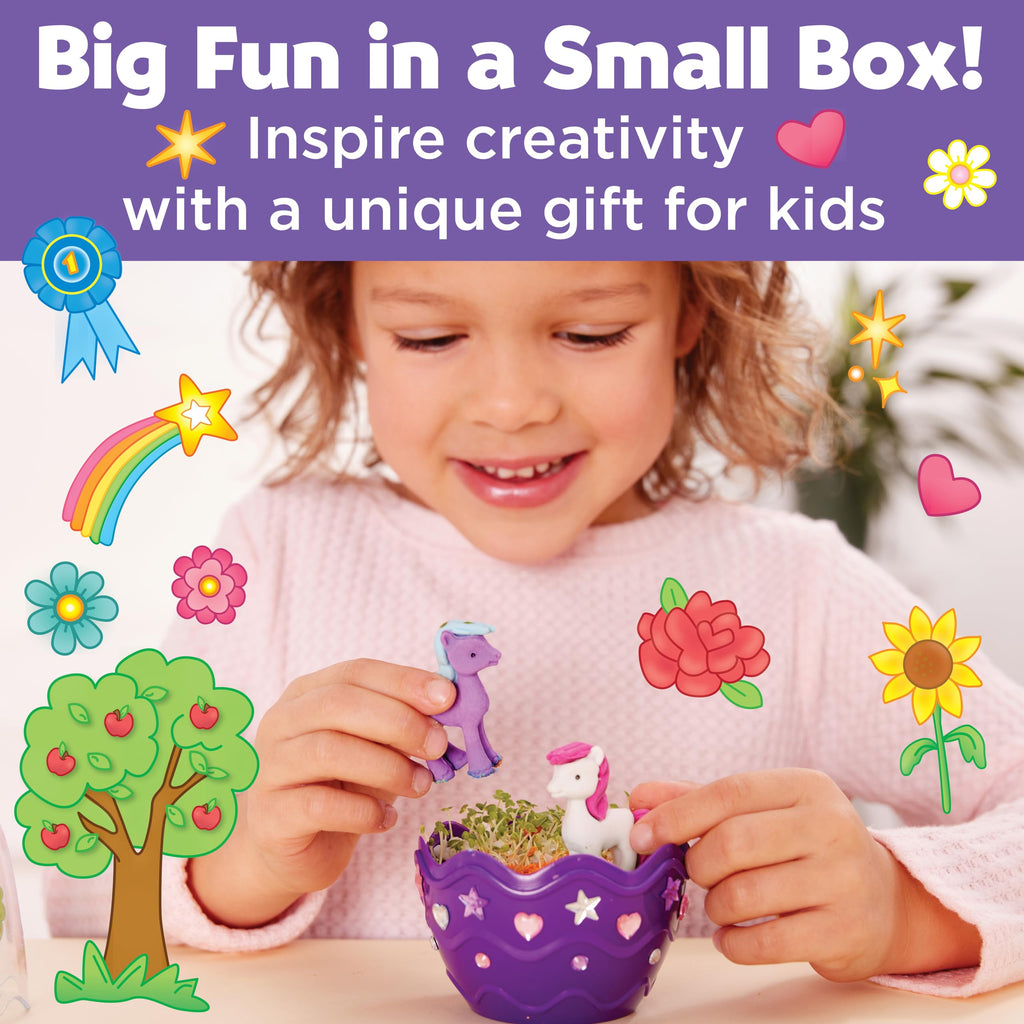 Creativity for Kids Mini Garden: Pony Terrarium Kit - Horse Gifts for ...